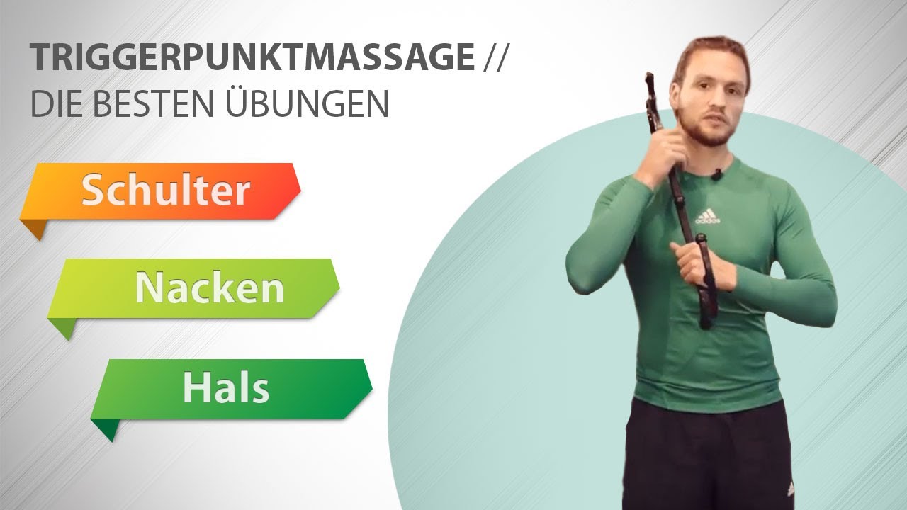 Triggerpunktmassage für Schulter und Nacken - Triggerpunkte selbst ...