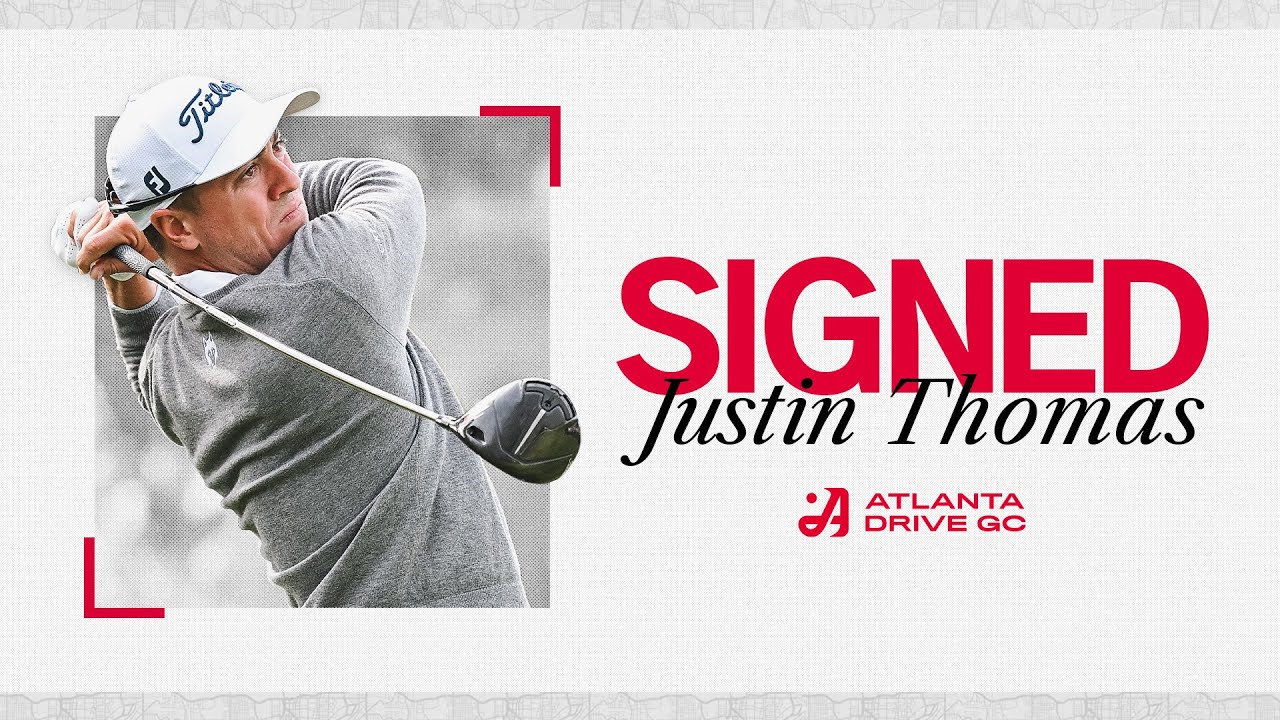 Justin Thomas Signs with Atlanta Drive GC - YouTube