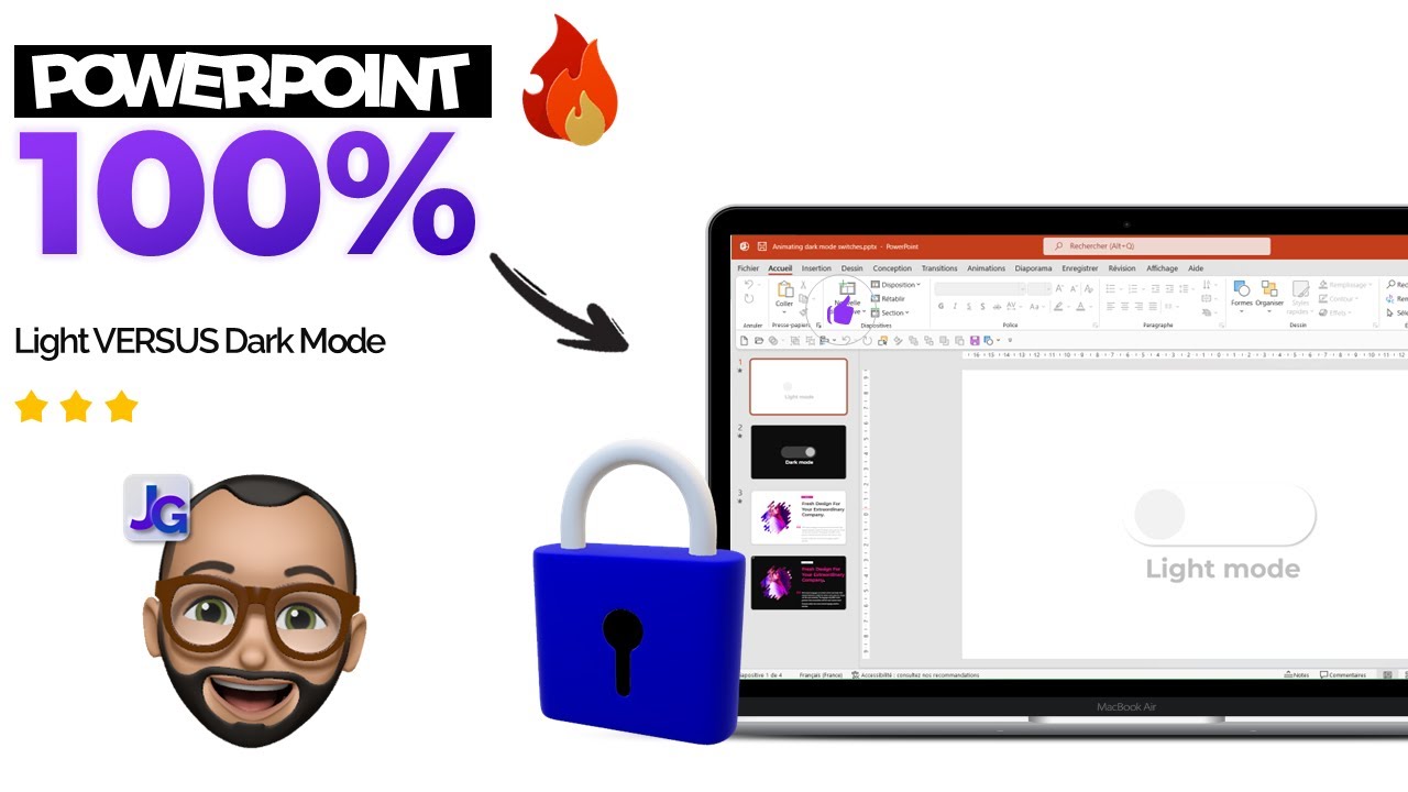 ⭐Light VERSUS Dark mode dans PowerPoint⭐ - YouTube