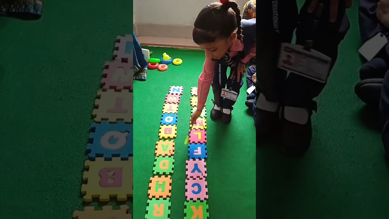 L K G Class Student Knowing Alphabets Activity YouTube L K G Class Student Knowing Alphabets Activity YouTube