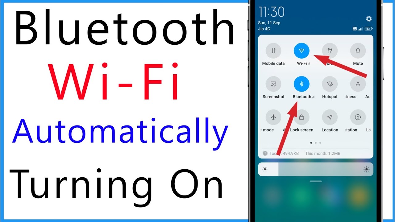 Wi-Fi And Bluetooth Automatically Turns On Problem - YouTube