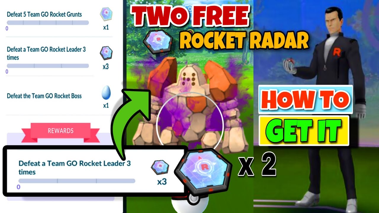 How To Get Double Super Rocket Rader In Pokemon Go 2023 | New Team ...