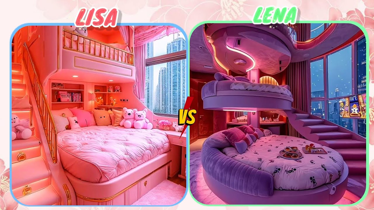 Lisa Or Lena Lifestyle #lisa #lena #lesaorlena #bedroom #girl - YouTube