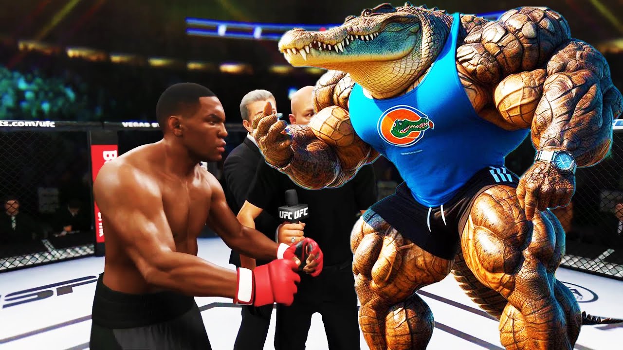 UFC 4 | Mike Tyson vs. Crocodile Reptile | EA Sports UFC 4 - YouTube