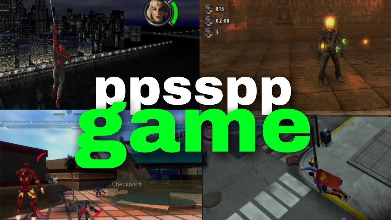 Top 5 best ppsspp superhero game for Android with controller support ...