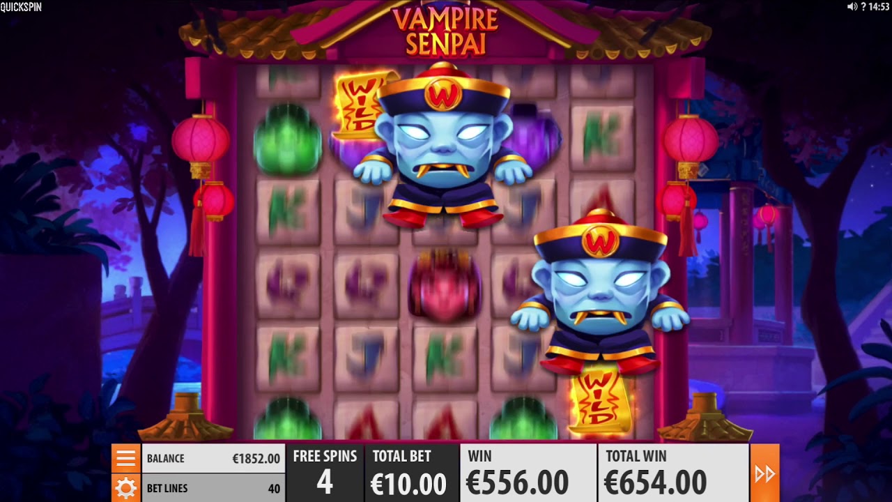 Vampire Senpai Bonus Feature (Quickspin) - YouTube