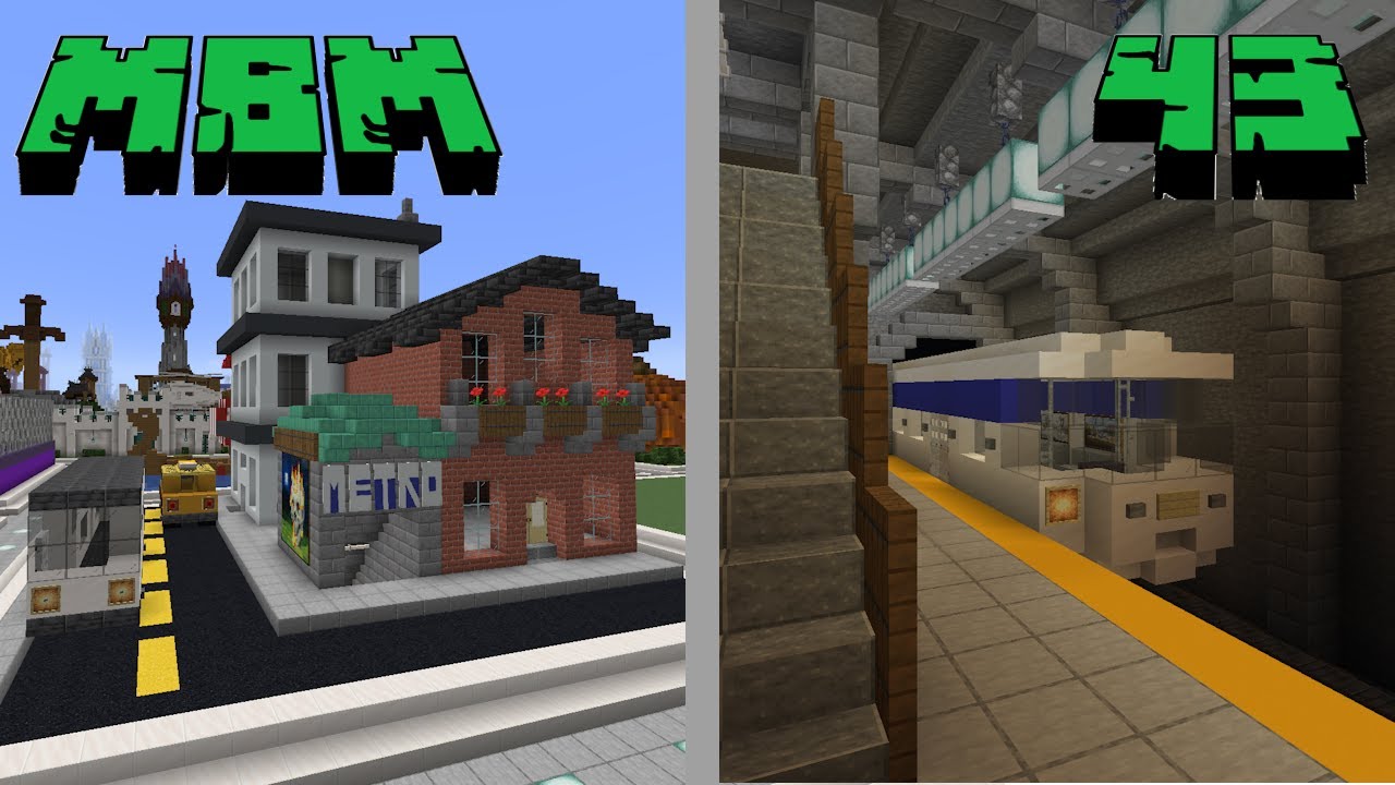 Metro Station! Minecraft: Mini Build Monday ~ 43 - YouTube