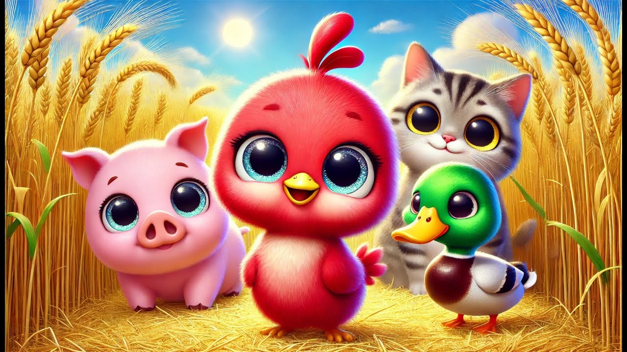 🐔🍞 Learn French & Apprendre l'anglais : The Little Red Hen / La Petite ...