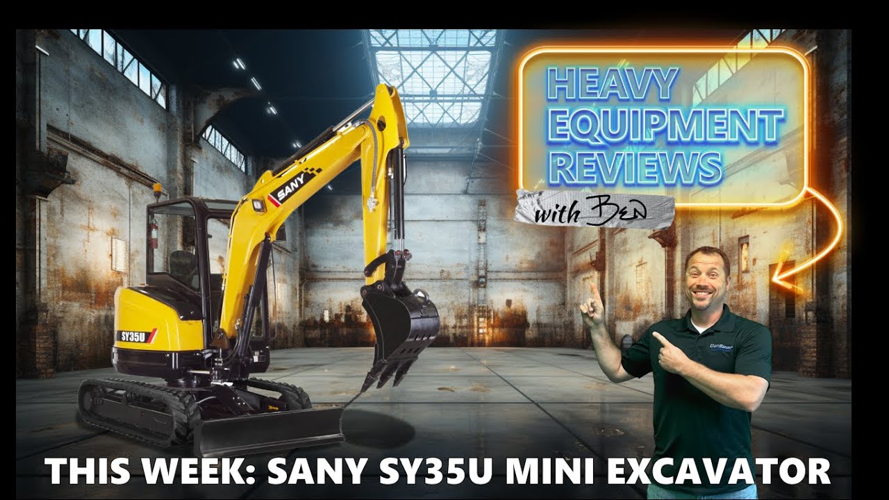 Unleash the Power: SANY SY35U Mini Excavator Review 💪 - YouTube