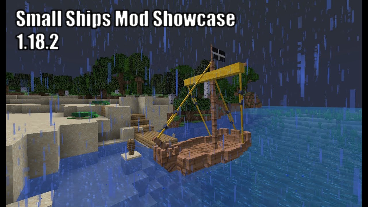 Small Ships Mod Showcase 1.18.2 - YouTube