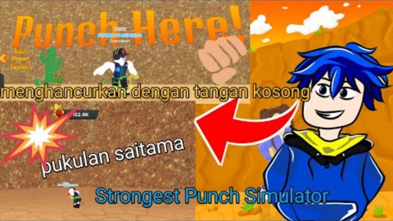 Strongest Punch Simulator Roblox - Sekali Pukul KO!! - YouTube