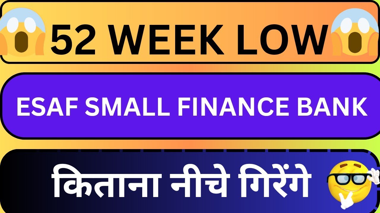 ESAF SMALL FINANCE BANK SHARE LATEST NEWS || ESAF SMALL FINANCE BANK ...
