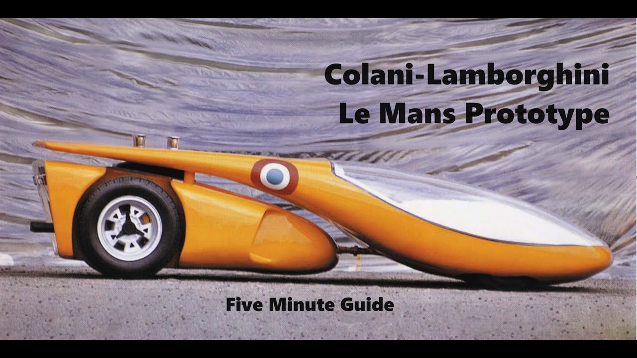 Wasted Miura: Colani-Lamborghini Le Mans Prototype - Five Minute Guide ...