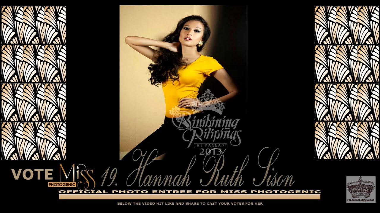 Binibini 19. Hannah Ruth Sison Official Photo entree for Miss ...