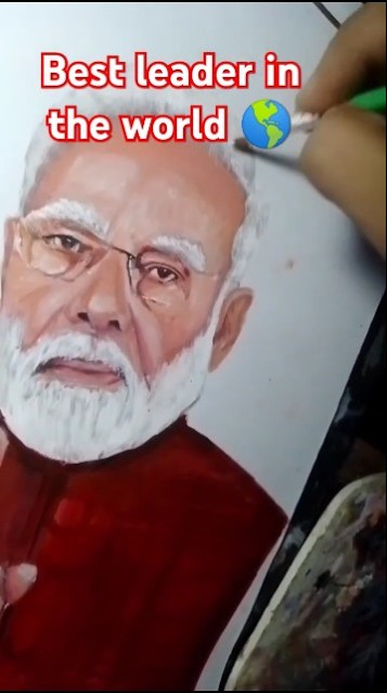 Shri Narendra Modi ji 🚩🔥🖌️🎨|| artist #viral#drawing#sketching #art # ...