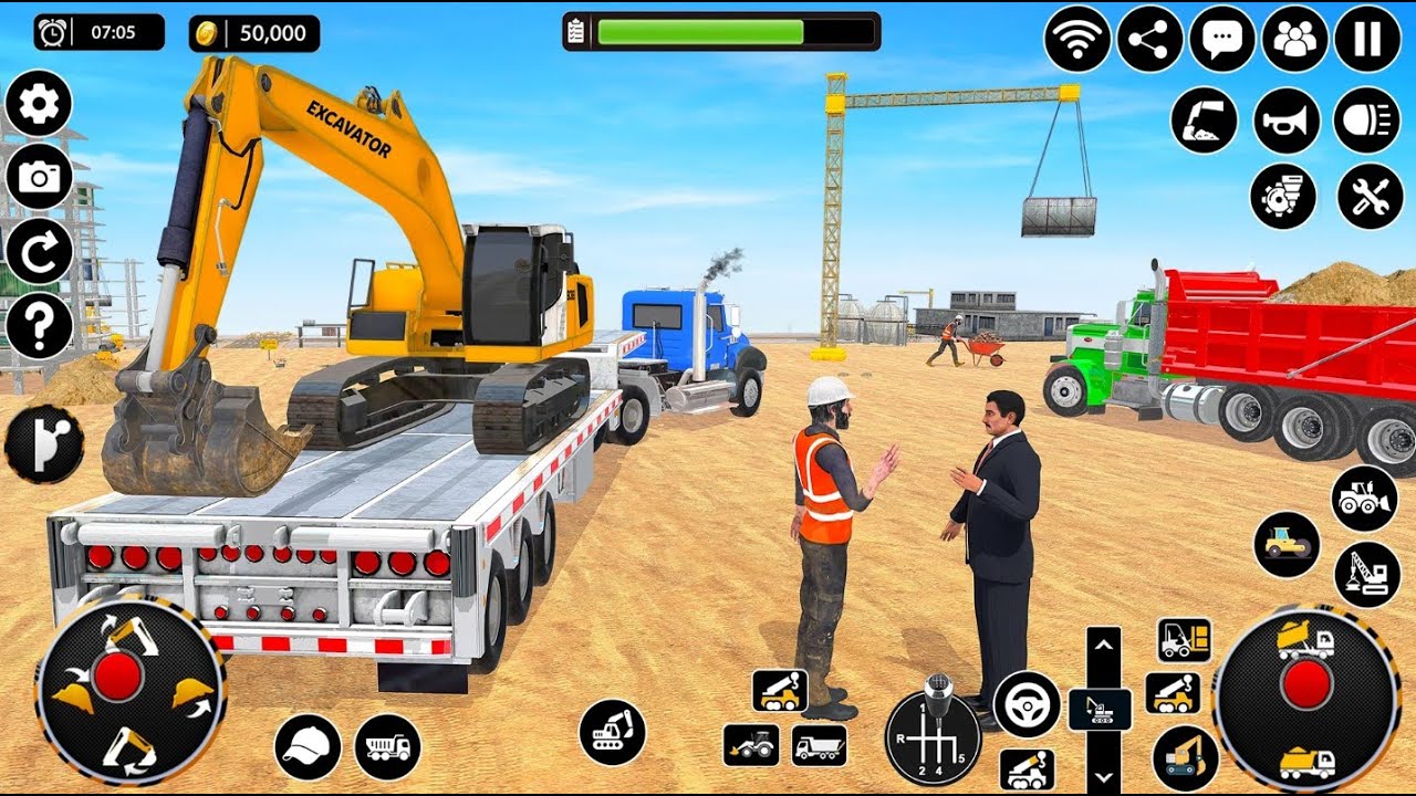 JCB Construction Simulator - Real JCB Excavator & Transporter Game 3D ...