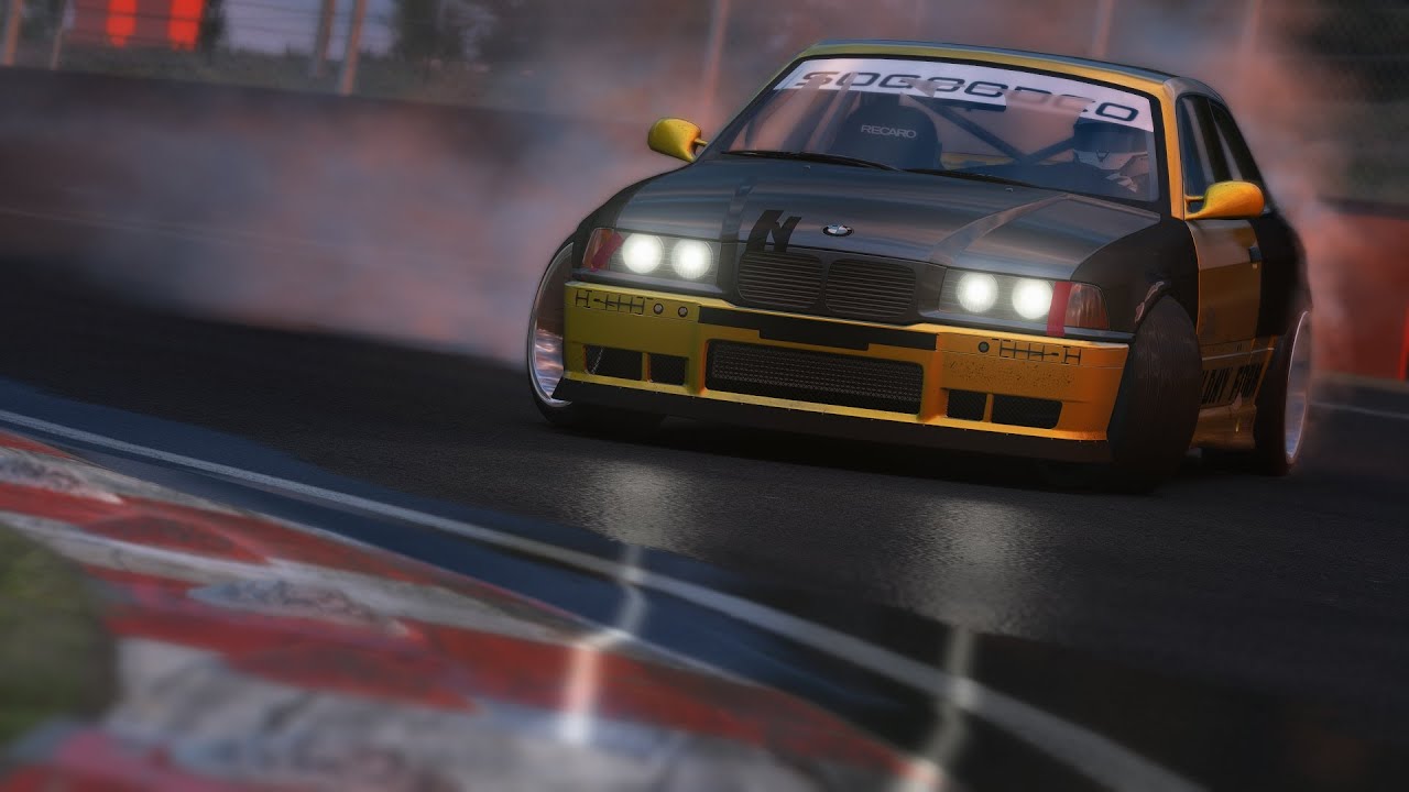 Assetto Corsa - Enjoy BMW E36 Felony Form - YouTube