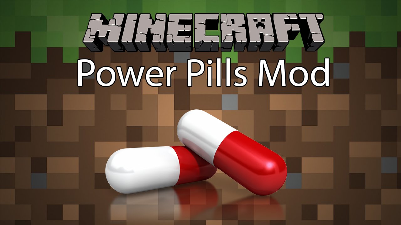 Minecraft Mod รีวิว - Mod ยา | Power Pills Mod [1.8] - YouTube