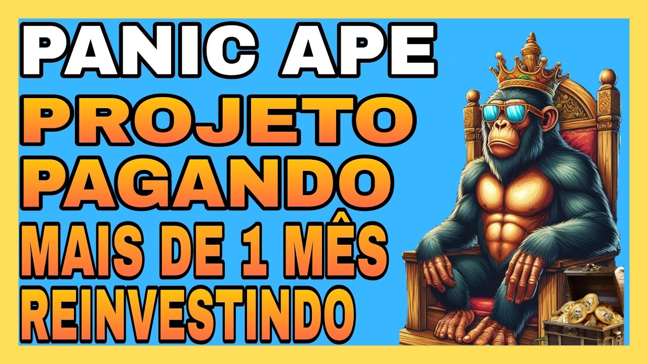 [PANIC APE] PAGANDO A MAIS DE 1 MÊS! REINVESTINDO NO PROJETO - YouTube