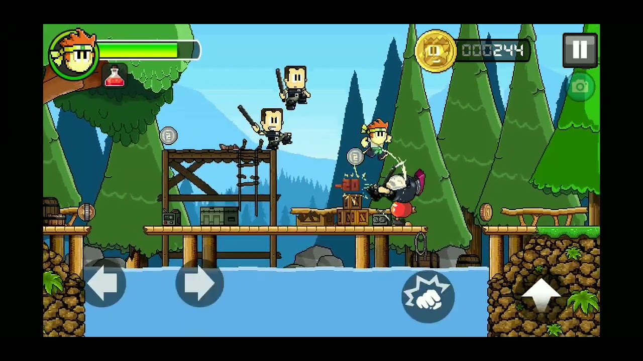 Dan the man game || Dan the man gameplay || best arcade platform game ...