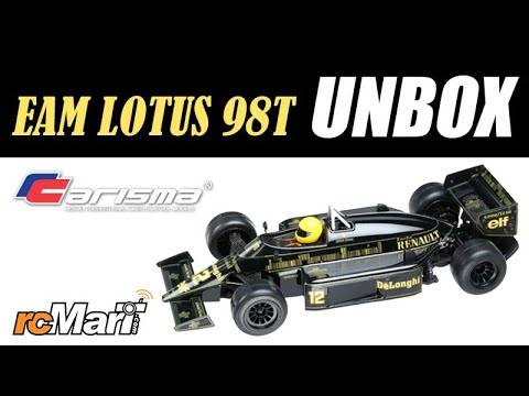 Carisma Team Lotus Type 98T Clear Body Set For 1/10 F1 Unbox! #16245 ...