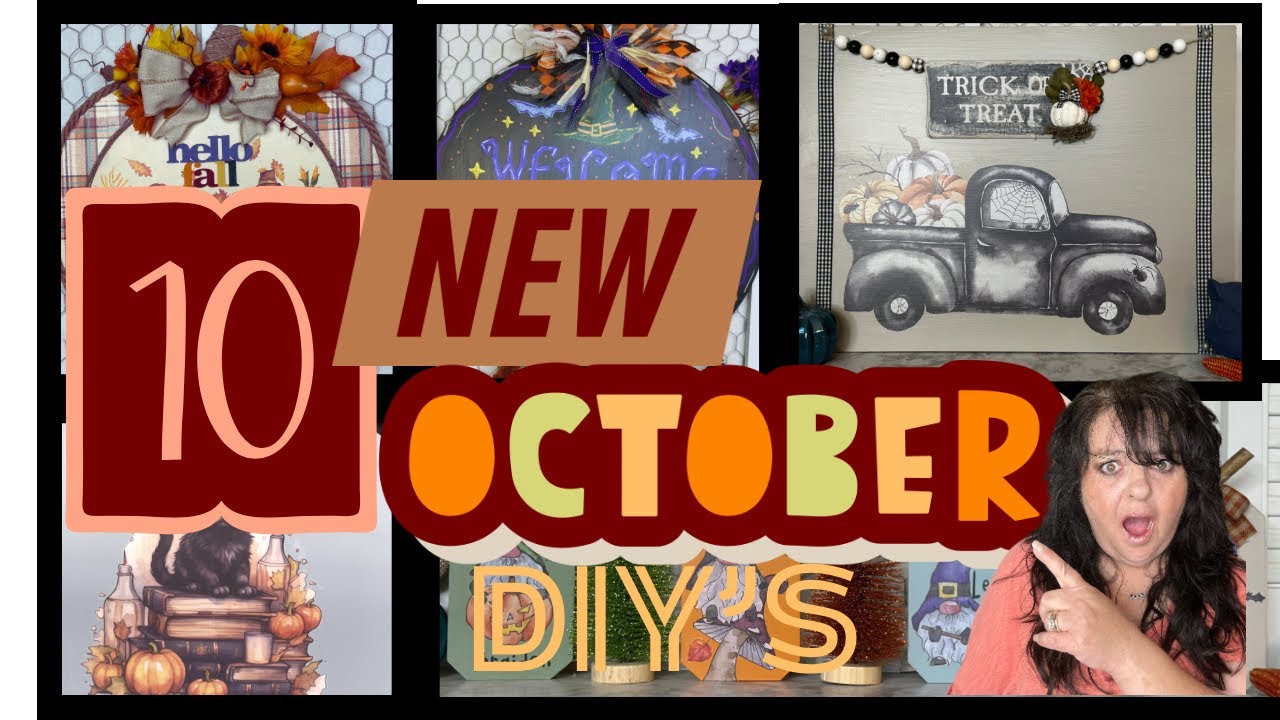 October DIYs and Home Decor. So adorable and fun. - YouTube