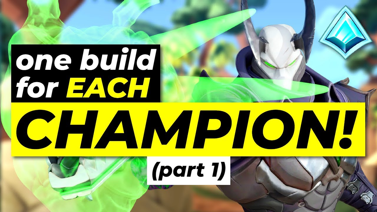 One Build For EVERY Paladins Champion! - Part 1 (2024) - YouTube