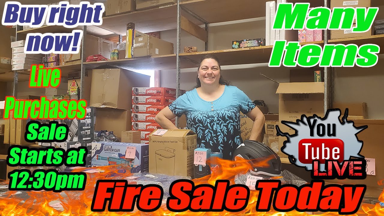 Live Fire Sale We are selling a bunch of brand new amazon overstock ...