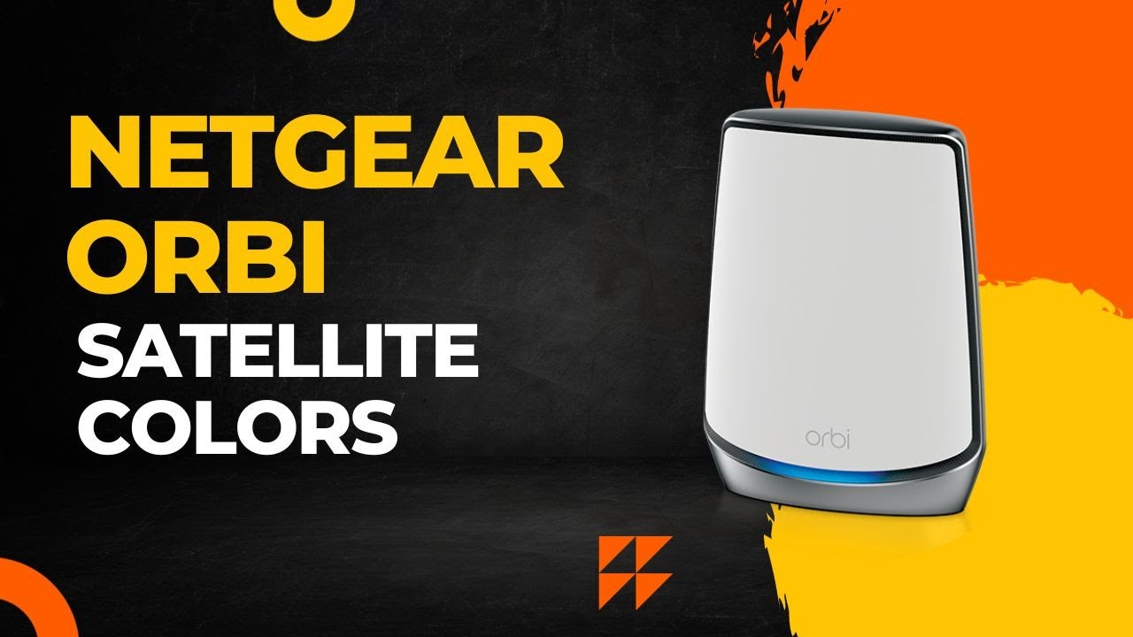 Netgear Orbi Satellite Colors - YouTube