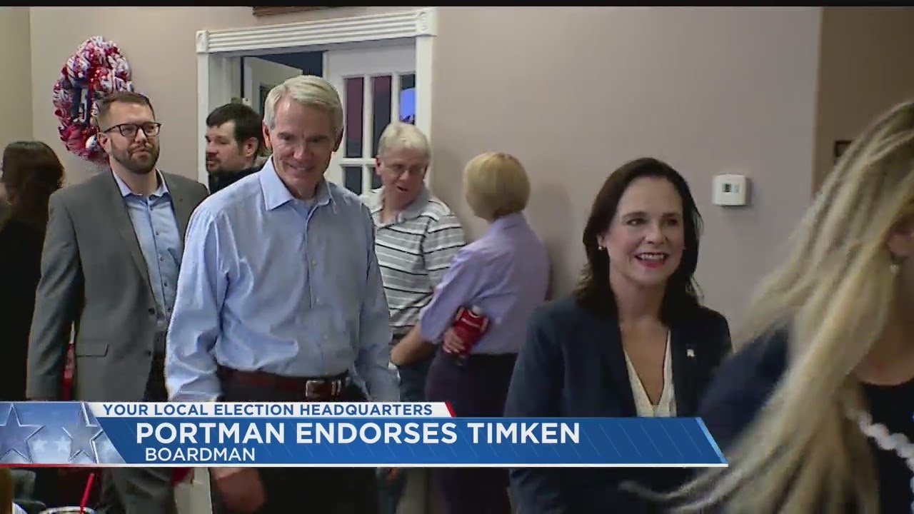 Ohio Republican Senate candidate Jane Timken gains Senator Rob Portman ...
