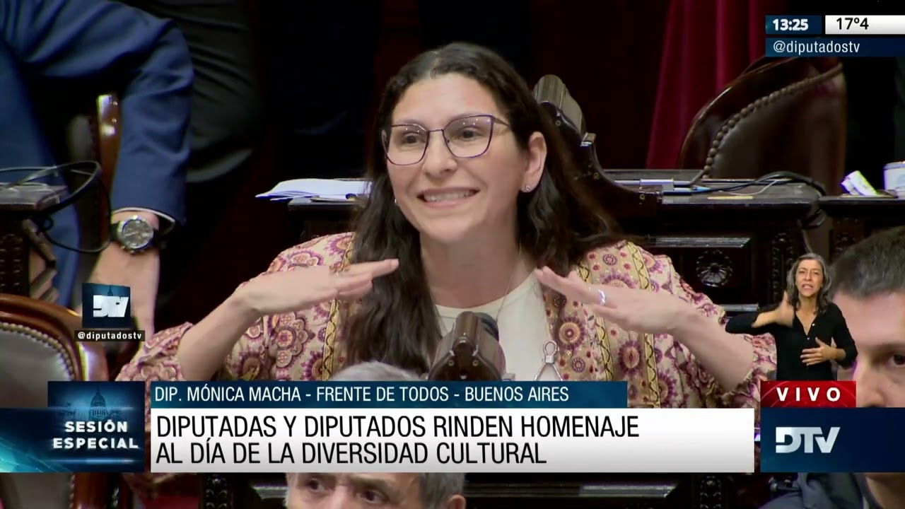 Diputada Macha, Mónica - Sesión 12-10-2022 - Homenajes - YouTube