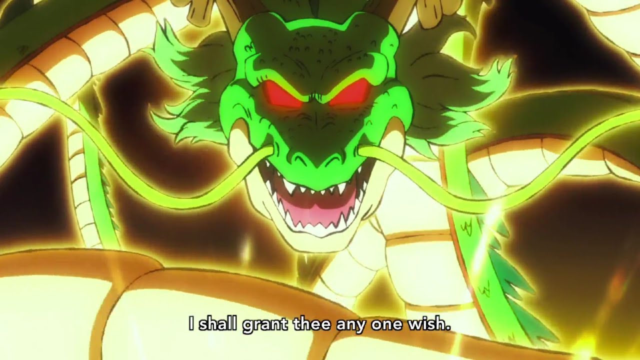 summoning shenron for the first time - YouTube