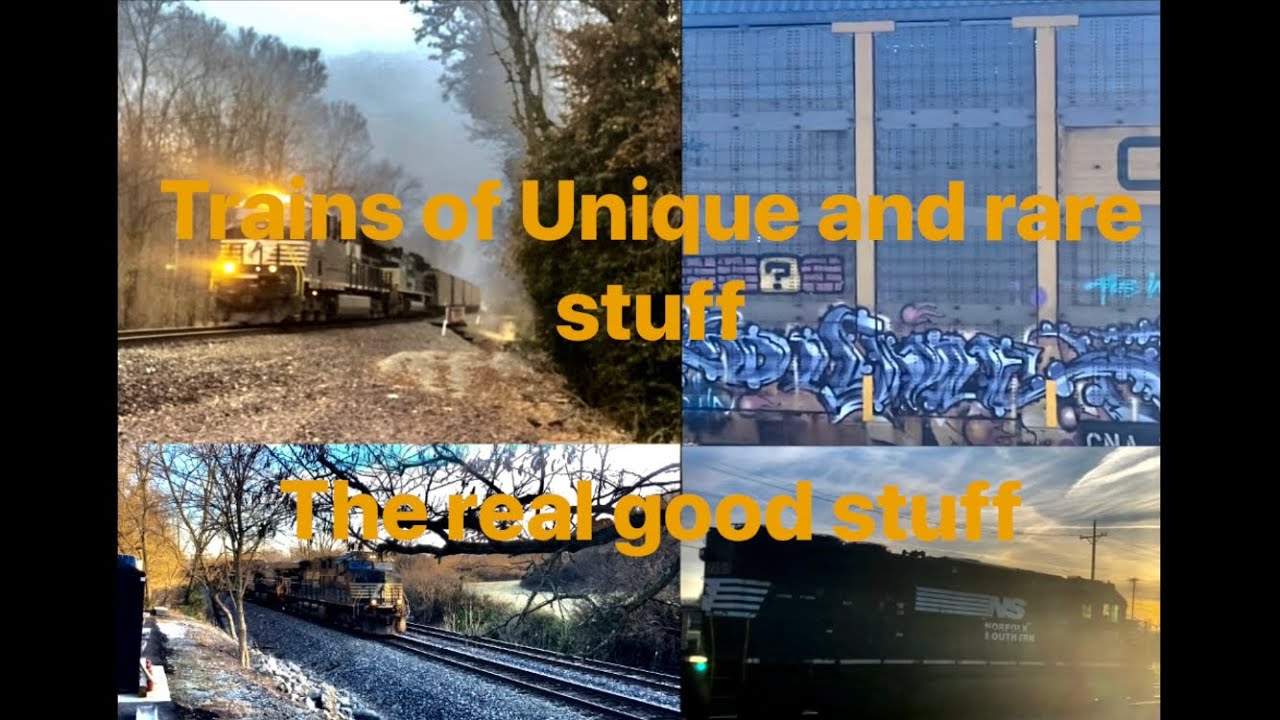 Trains of unique and rare stuff, the real good stuff 2/2 - YouTube