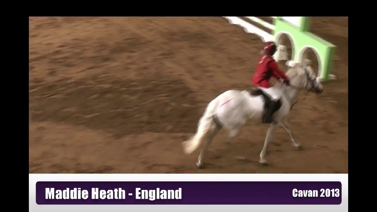 Neve Gill England 10 and Under Show Jumping Team Cavan 2013 - YouTube