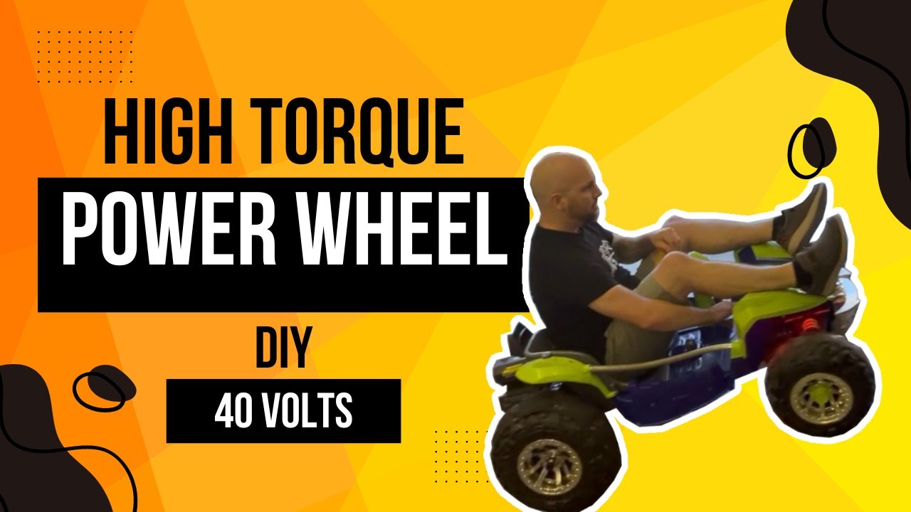 Building a High Torque 40V Power Wheel - DIY Guide - YouTube