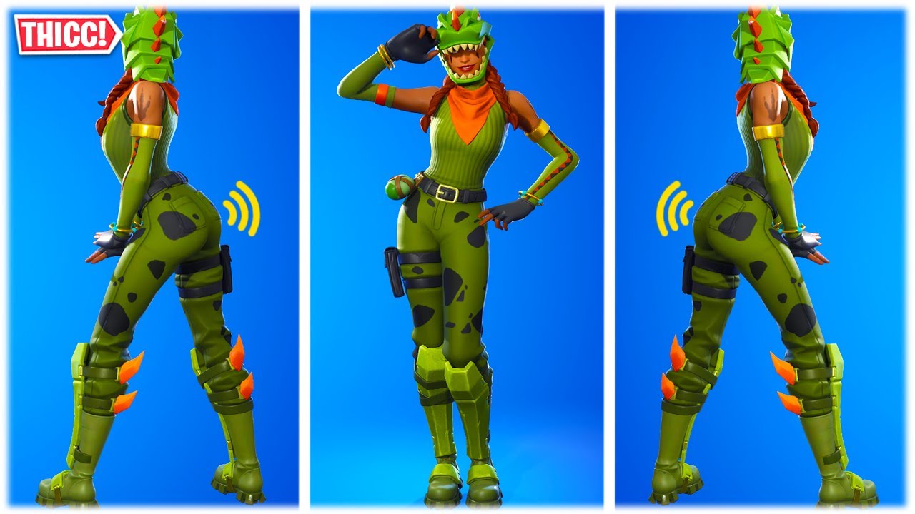 Fortnite Season OG: New Thicc 'Saura' Skin Showcased 🍑😍 ️ - YouTube
