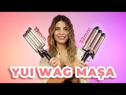 FİYAT PERFORMANS WAG MAŞA TAVSİYESİ - Yui Kb53 32mm - Kb55 19mm Saç Şekillendirici Wag Maşa