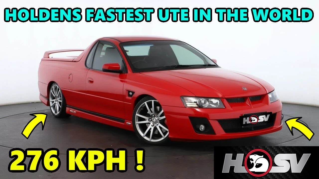 Why did Holden HIDE the Record time for Fastest ute in the WORLD ? HSV ...