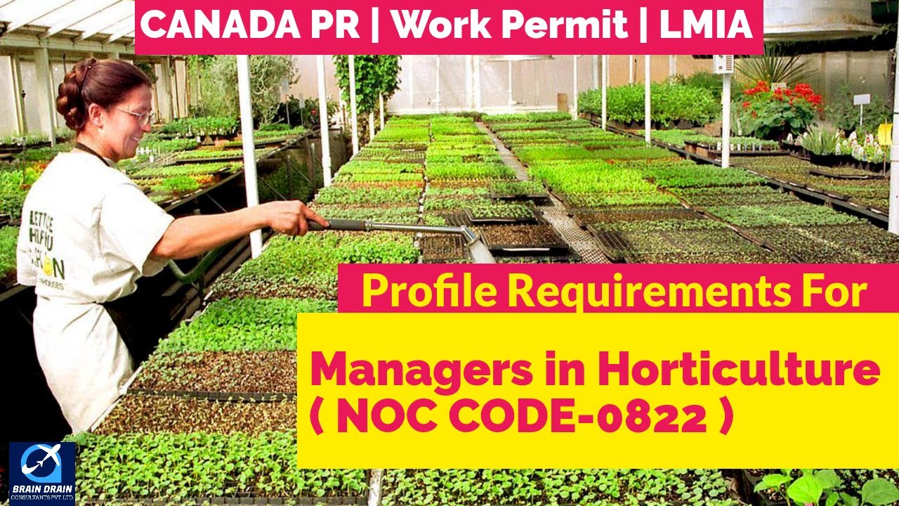 Managers In Horticulture Profile Description For Canada Work Permit Managers In Horticulture Profile Description For Canada Work Permit