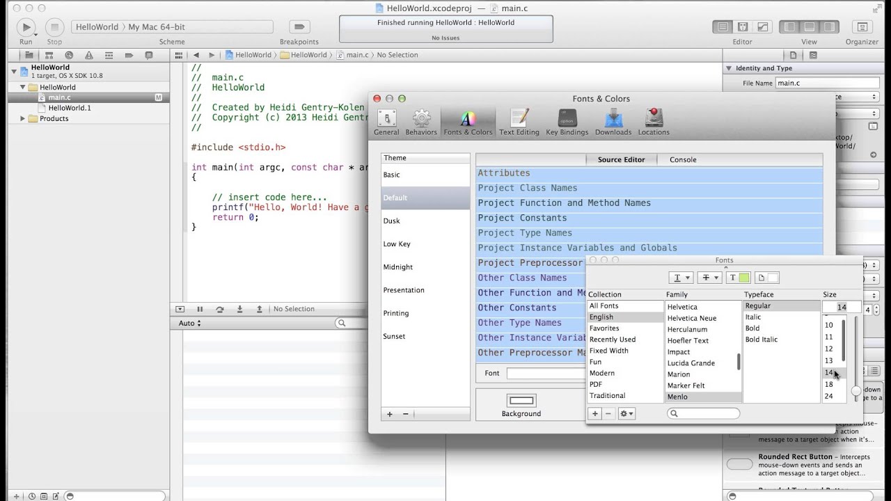 How To Change Font Size In Xcode Editor Window mp4 YouTube