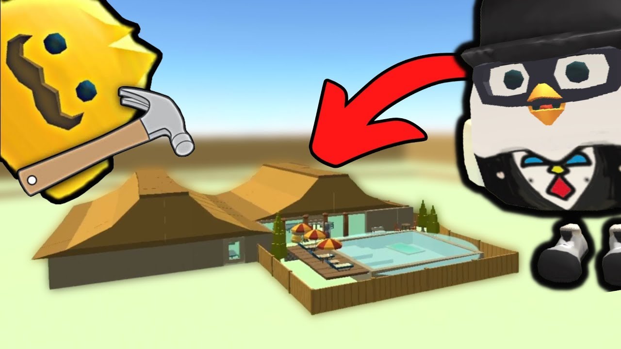 Batalla de construcción de CHICKEN GUN - YouTube