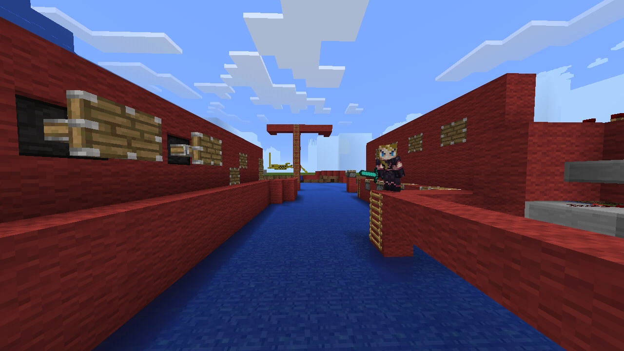 Custom Wipeout course in Minecraft PE! - YouTube
