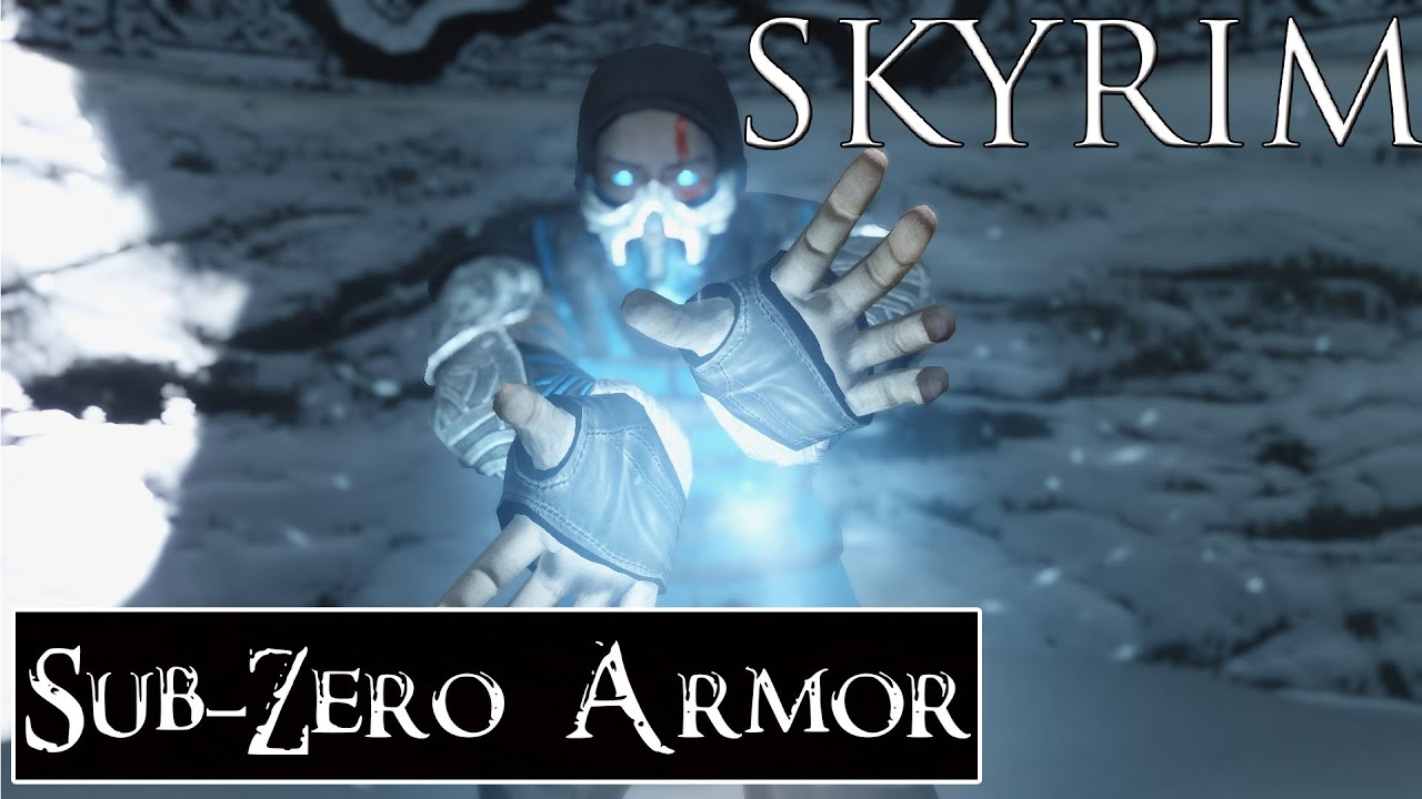 Skyrim Mods: The Cryomancer - Mortal Kombat Sub-Zero Armor - YouTube