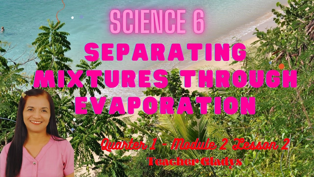 HOW TO SEPARATE MIXTURES THROUGH EVAPORATION #ScienceLessons #Mixtures ...