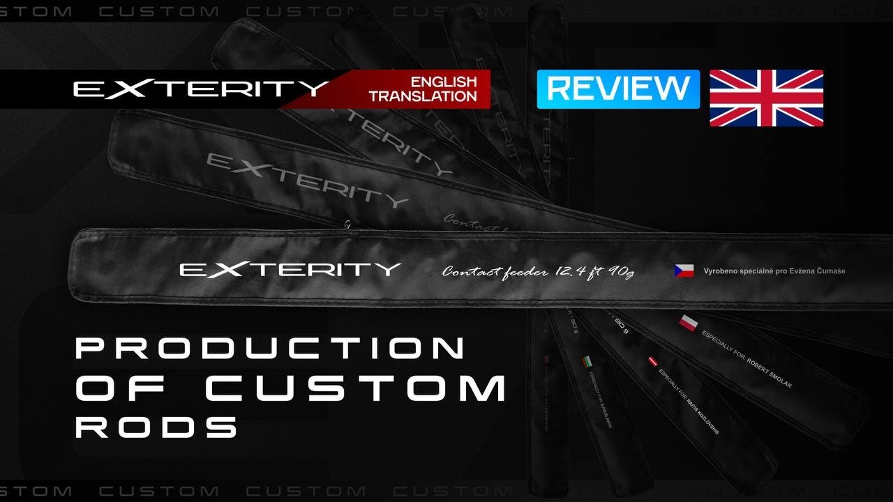 Production of Exterity feeder rods. The difference between custom and serial rods - YouTube