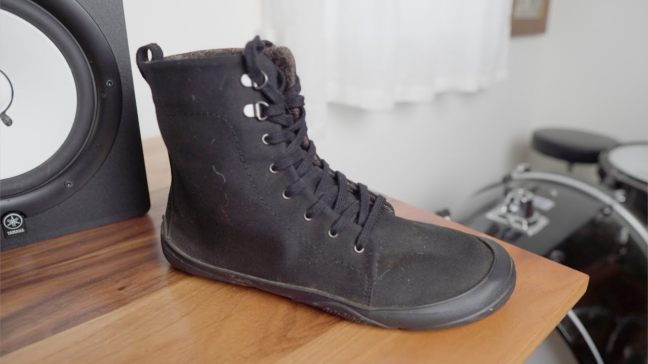 HALDY / wildling barefoot boots for winter casual - YouTube