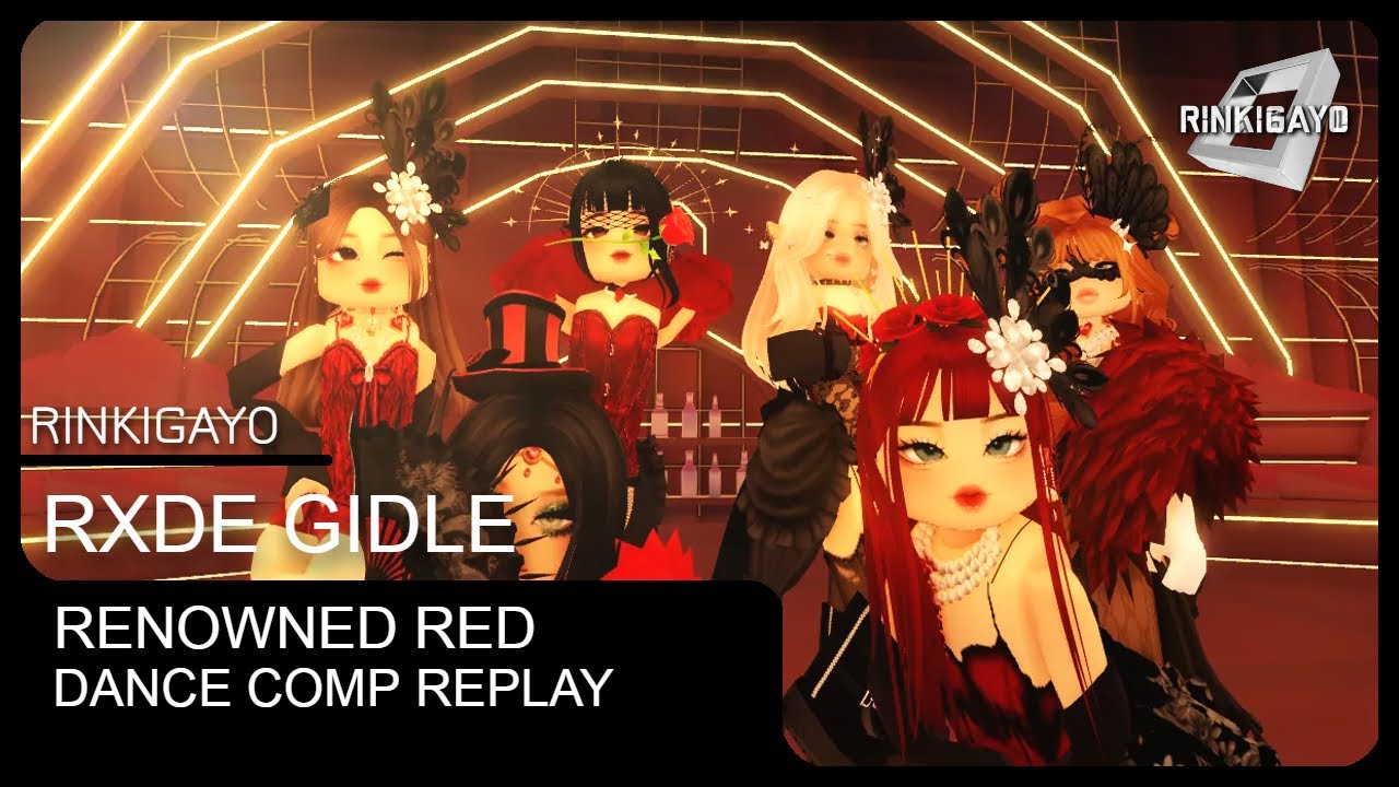 RINKIGAYO | RENOWNED RED DANCE COMPETITION 05.03.23 | ROBLOX KPOP ...
