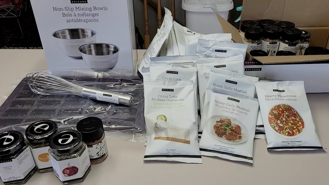 Epicure Unboxing Part 2 of 1 Huge Haul of products!! - YouTube