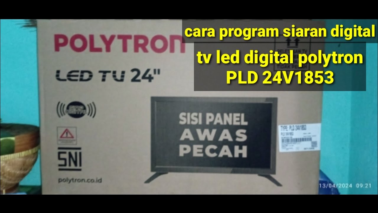 cara program saluran tv LED DIGITAL POLYTRON PLD 24V1853 - YouTube