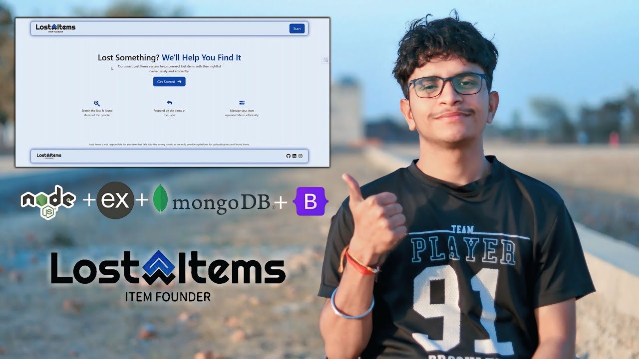 Lost Items | MERN Stack Project | Bhagat Development - YouTube